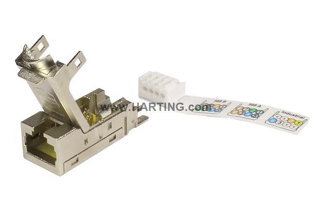 RJI RJ45 10G Cat.6, 8p jack IDC AWG28-24 - 09455451561 - HARTING