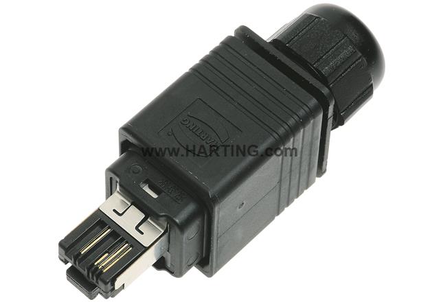 Han PP V14 RJ45 Cat5 plug 4p IDC 6.5-9.5 - 09352210421 - HARTING