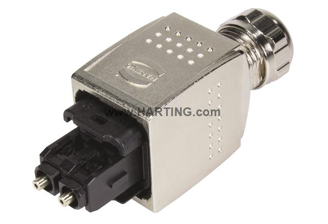 Han PushPull SCRJ POF metal | 09352410401 - HARTING Connectivity Han PushPull SCRJ POF metal | 09352410401 - HARTING Connectivity