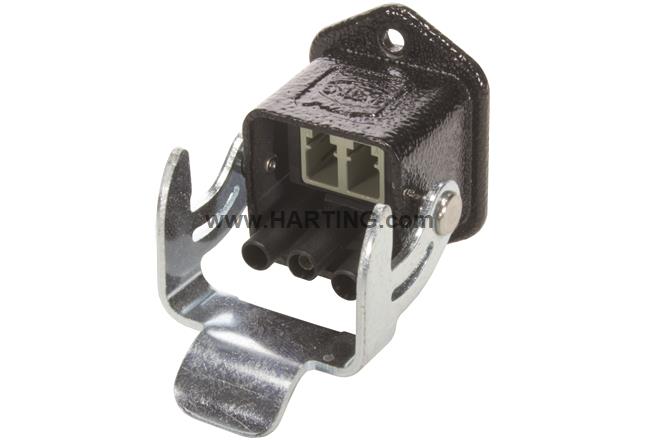 Set Han3A receptacle DC LC duplex SM GOF | HARTING Technology Group