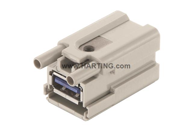 Han Brid-USB 3.0-F panel feed through | HARTING Technology Group