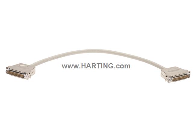 HD DSUB 44P MA WITH HOOD DE END 1M | HARTING Technology Group