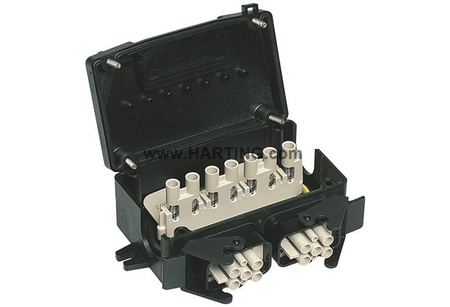 Han-Power S with 2x Han Q4/2-F; 4-6 mm² | HARTING Technology Group