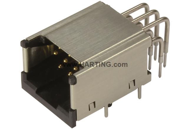 HPP V4 Signal THT 10pole horizontal jack | HARTING Technology Group