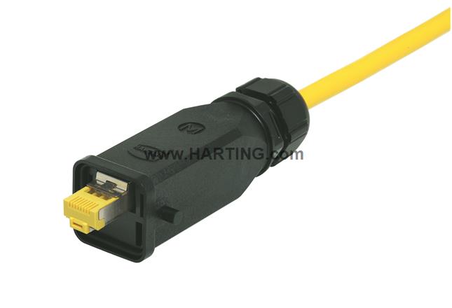 Han3A RJ45 10G Cat6 plug 8p IDC plastic | HARTING Technology Group