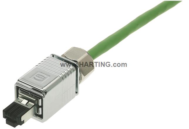 HPP V4 RJ45 plug Cat5 4p, metal | HARTING Technology Group