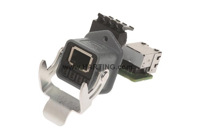 Han3A RJ45 Hybrid Cat5 PFT 8+4p | HARTING Technology Group