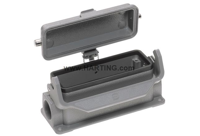 Han B Base SM LC Metal Cover 2xM25 | HARTING Technology Group
