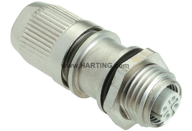 PFT M12 IDC shielded D-cod. 4pol. female | HARTING Technology Group