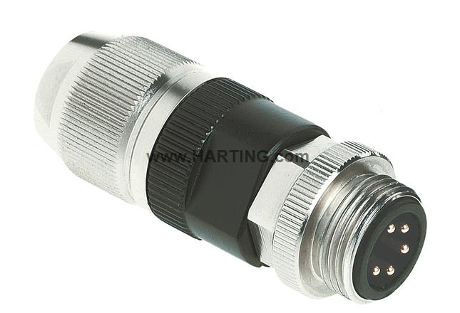 Cicular Connector w. Harax 7/8" L5 M | HARTING Technology Group