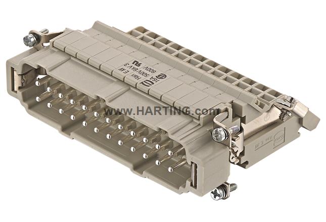 Han E AV 24 Pos. M Insert Term. Block Ri | HARTING Technology Group
