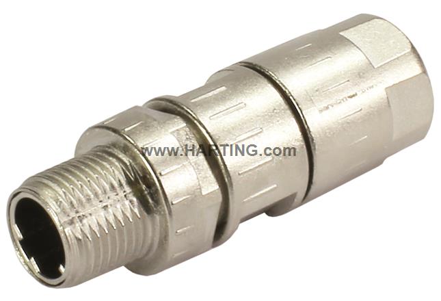 M12 Crimp Slim Design 4pol D-coded male | HARTING Technology Group
