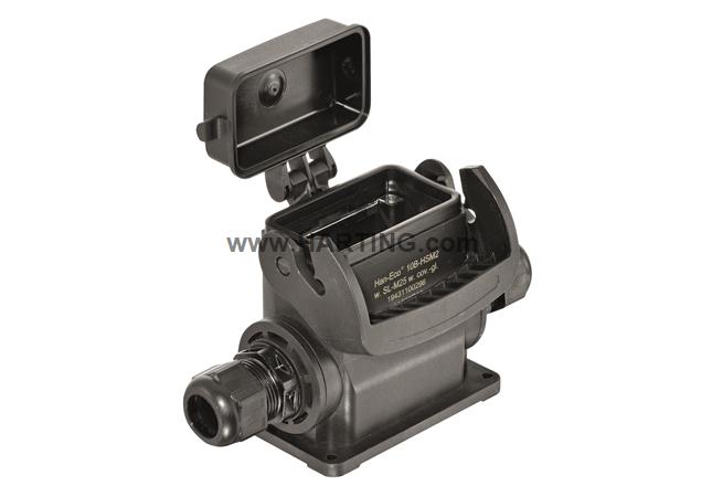 Han-Eco 10B-HSM2-w. SL-M20 w. cov.-gl. | HARTING Technology Group